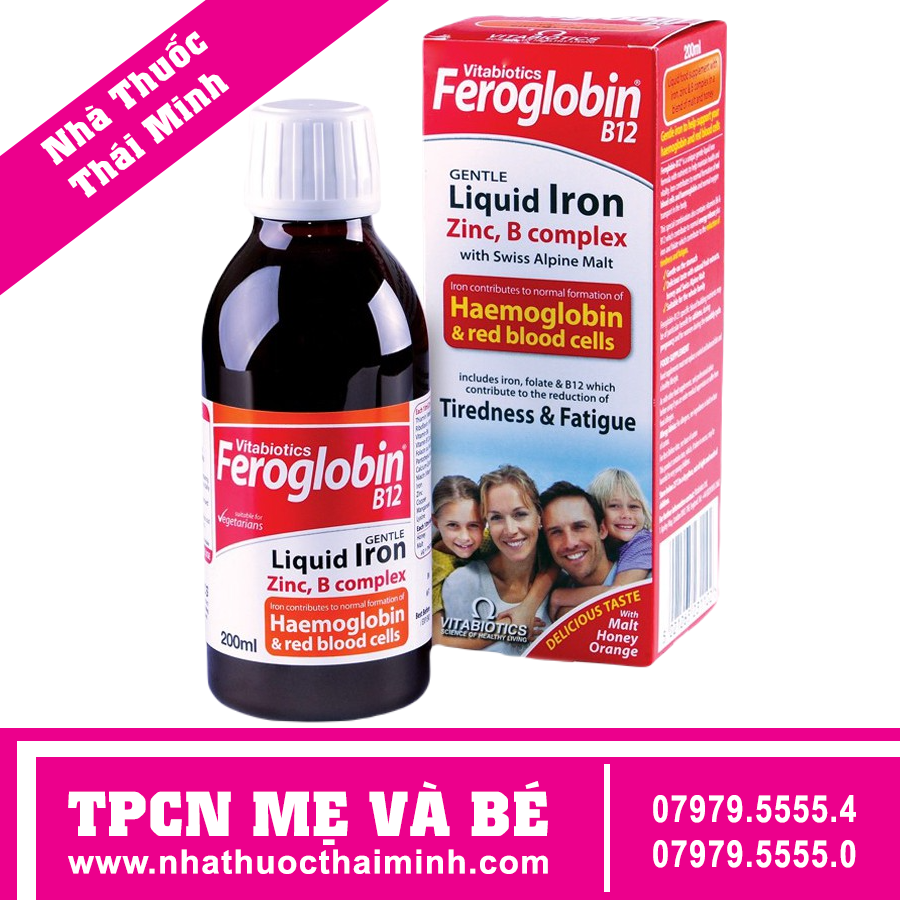 Siro Bổ Sung Sắt Feroglobin B12 Của Anh – Nhà thuốc Thái Minh