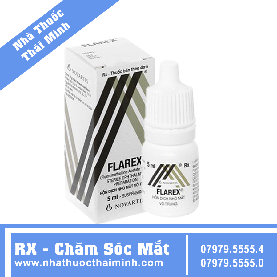 Dung dịch nhỏ mắt Flarex Alcon điều trị viêm không nhiễm khuẩn (5ml) – Nhà thuốc Thái Minh