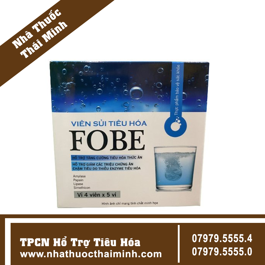 Viên Sủi Fobe - Hỗ Trợ Tiêu Hóa – Nhà thuốc Thái Minh