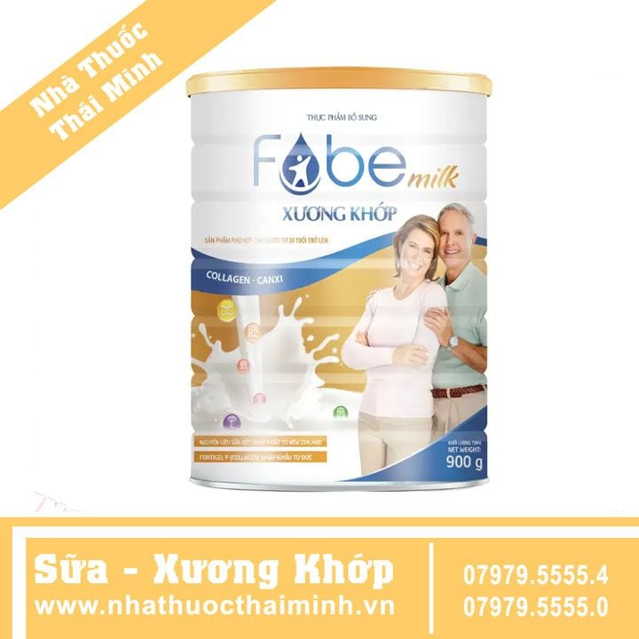 Sữa Fobe Milk Xương Khớp 900g giá tốt tại Nhà thuốc Thái Minh