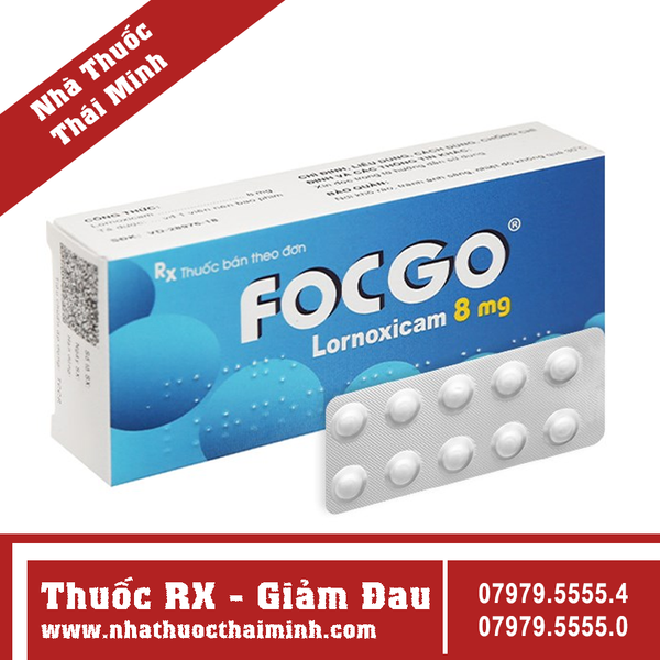 Thuốc Focgo 8mg - giúp giảm đau, kháng viêm (3 vỉ x 10 viên) – Nhà ...