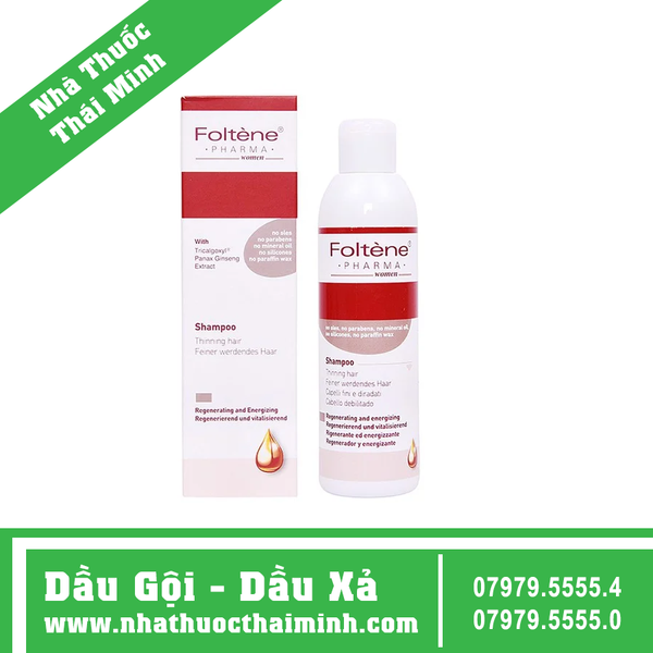 Dầu Gội Giảm Rụng Tóc Cho Nữ Foltène Pharma Women Shampoo 200ML – Nhà ...