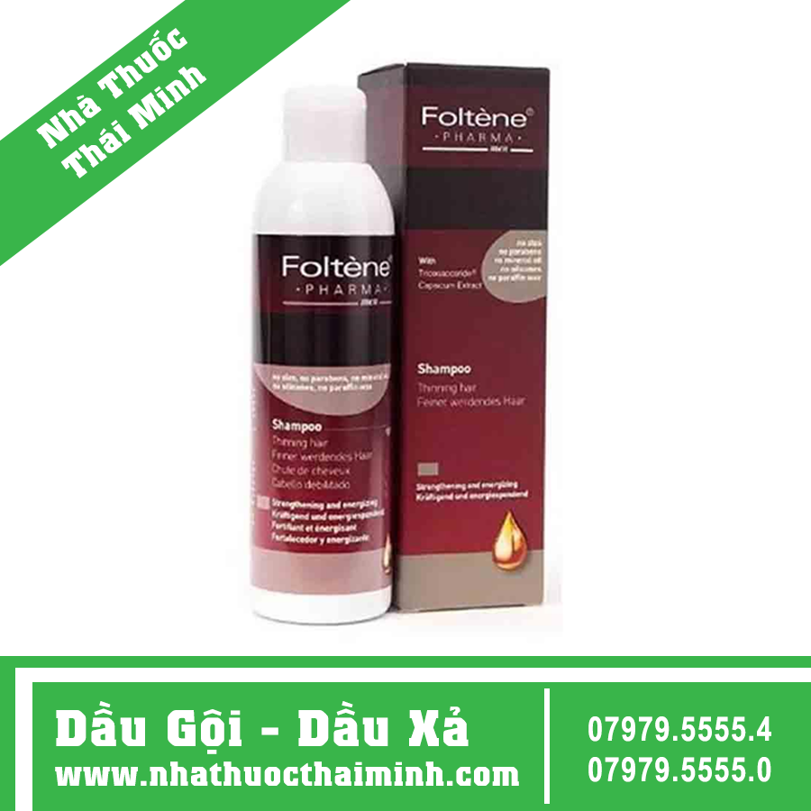 Dầu Gội Cho Nam Foltene Pharma Men Shampoo 200ML – Nhà thuốc Thái Minh