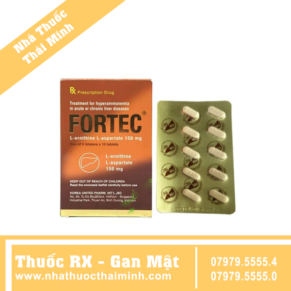 Thuốc Fortec 150mg - điều trị tăng ammoniac huyết (50 viên) – Nhà thuốc ...