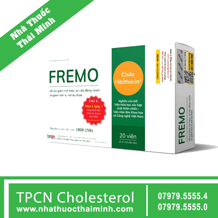 Viên Uống Fremo Thái Minh - Hỗ Trợ Hạ Mỡ Máu – Nhà thuốc Thái Minh