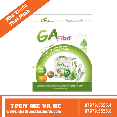 Thực Phầm Ga Fiber Fos [300mg] Hộp 20 Ống X 10ml – Nhà thuốc Thái Minh