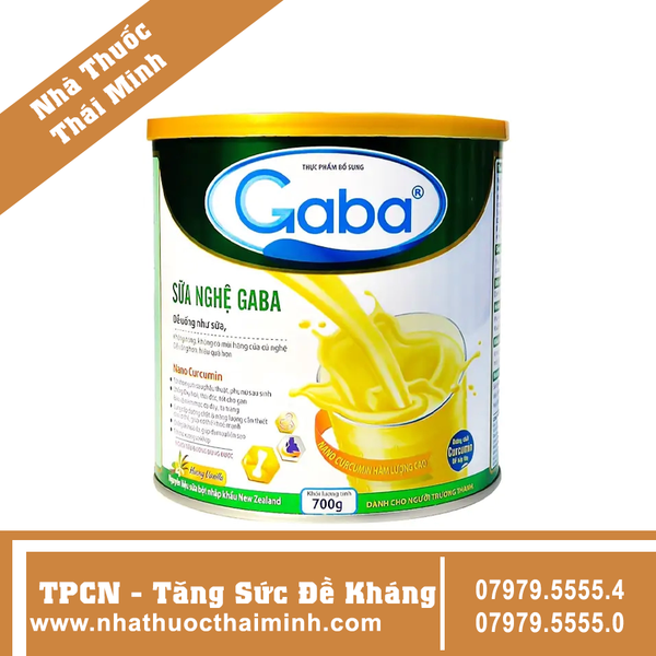 Sữa nghệ Gaba Curcumin 700g - Giúp giảm đau dạ dày, tá tràng – Nhà ...