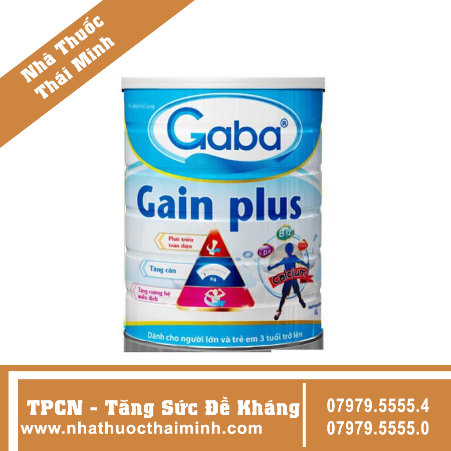 Sữa hỗ trợ tăng cân GaBa Gain Plus 900g bổ sung dinh dưỡng – Nhà thuốc ...