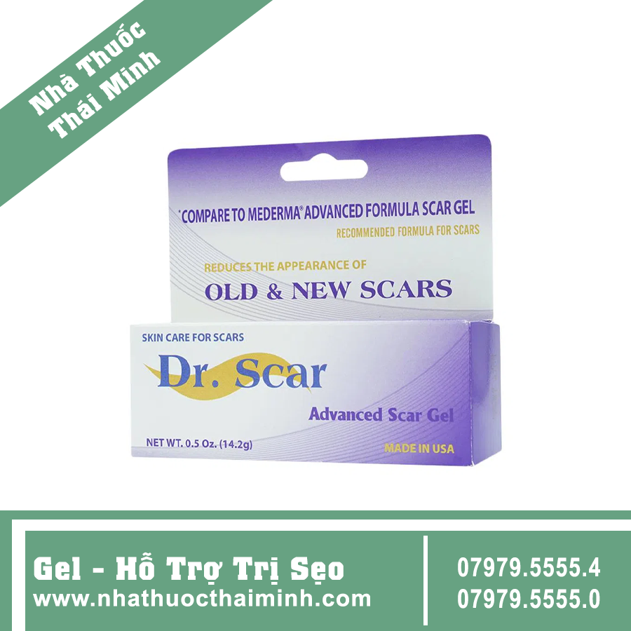 Dr. Scar Advanced Gel - Gel Làm Mờ Sẹo, Tuýp 14.2g – Nhà thuốc Thái Minh