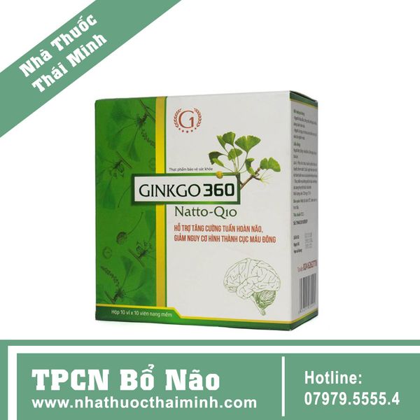 Ginkgo 360 Natto-Q10 Ginic Tăng Tuần Hoàn Não | Nhà thuốc Thái Minh