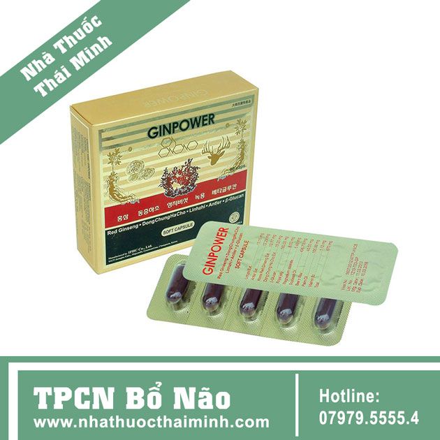 Ginpower Bồi bổ cơ thể, ngăn ngừa ung thư - Nhà Thuốc Thái Minh – Nhà ...