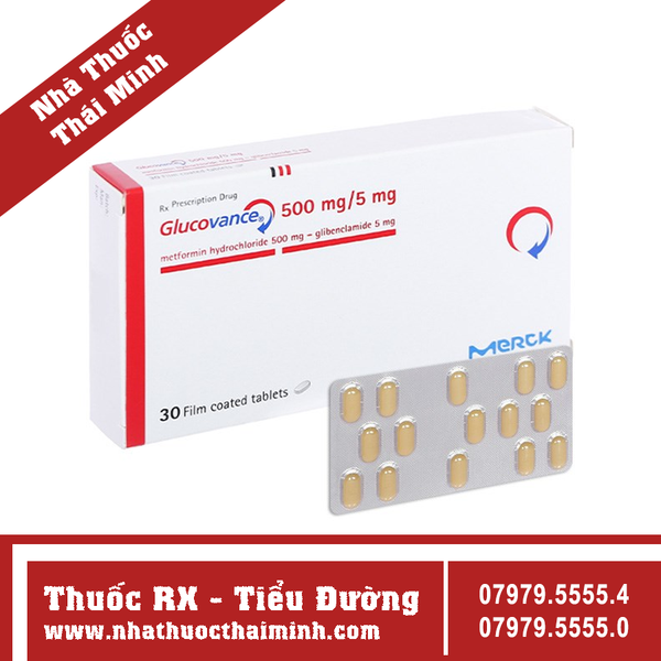 Thuốc Glucovance 500mg/2.5mg trị đái tháo đường tuýp 2 – Nhà thuốc Thái ...