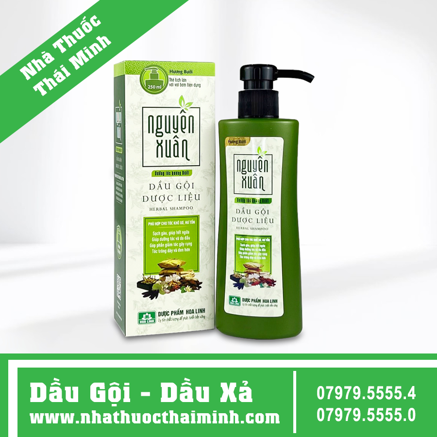Dầu Gội Dược Liệu Nguyên Xuân Dưỡng Tóc Hương Bưởi 250ml – Nhà thuốc ...
