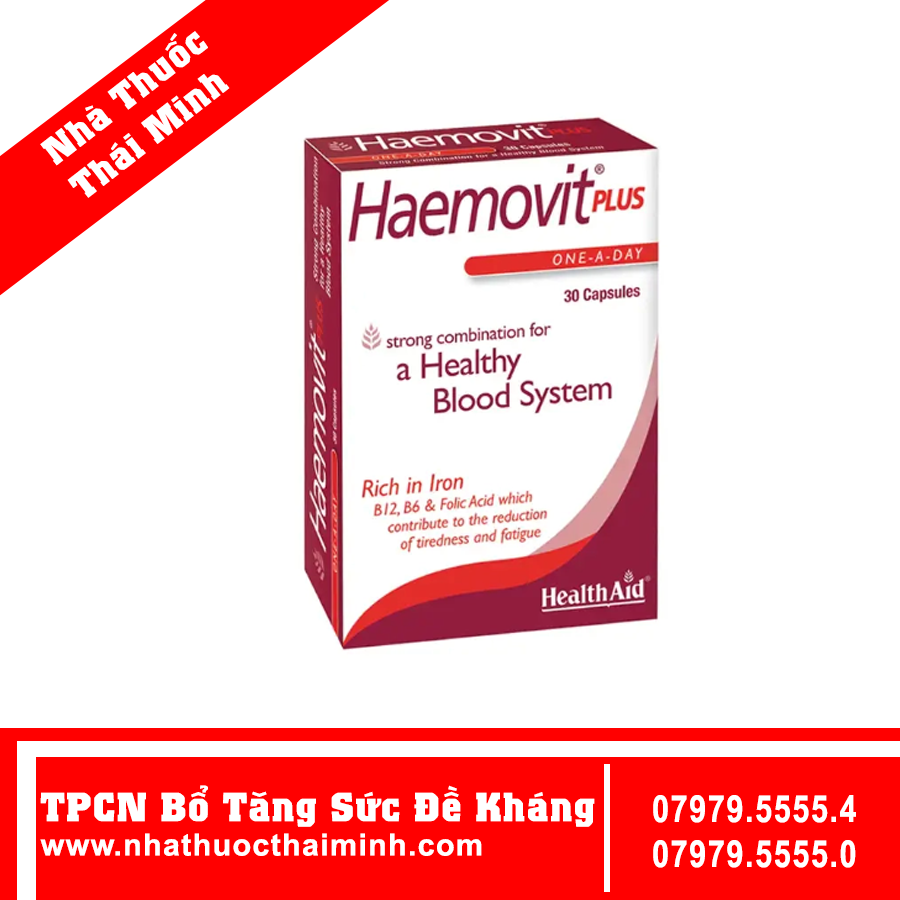 [30 Viên ] Viên Uống Haemovit Plus – Cung Cấp Sắt Và Các Vitamin – Nhà ...