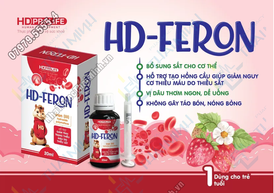 Siro Sắt Hữu Cơ Nhỏ Giọt - Lipofer Hi-feron – Nhà thuốc Thái Minh