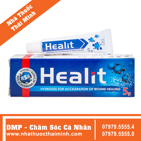 Gel Healit Vhpharma hỗ trợ điều trị vết thương hở cấp tính và mãn tính ...