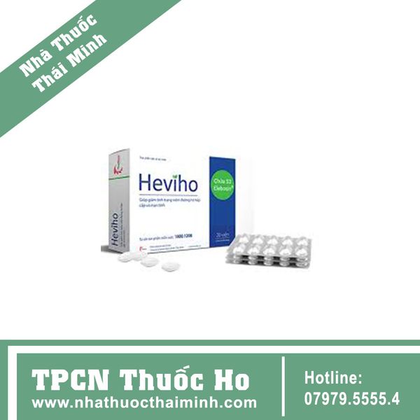 Viên uống giảm ho, long đờm Heviho giá tốt nhất | Nhà thuốc Thái Minh