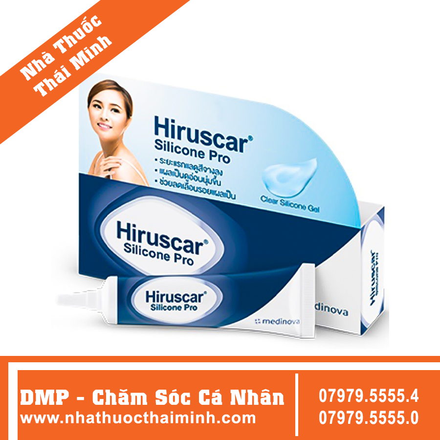 Gel Hiruscar Silicone Pro giảm ngứa, làm mờ sẹo tuýp 4g – Nhà thuốc ...