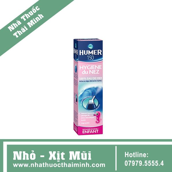 DUNG DỊCH XỊT MŨI HUMER 050 NEZ ENFANT | Nhà thuốc Thái Minh