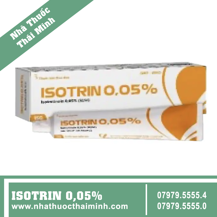 Gel Bôi Da Isotrin 0.05% Vcp 15g - Điều Trị Mụn Trứng Cá – Nhà thuốc ...