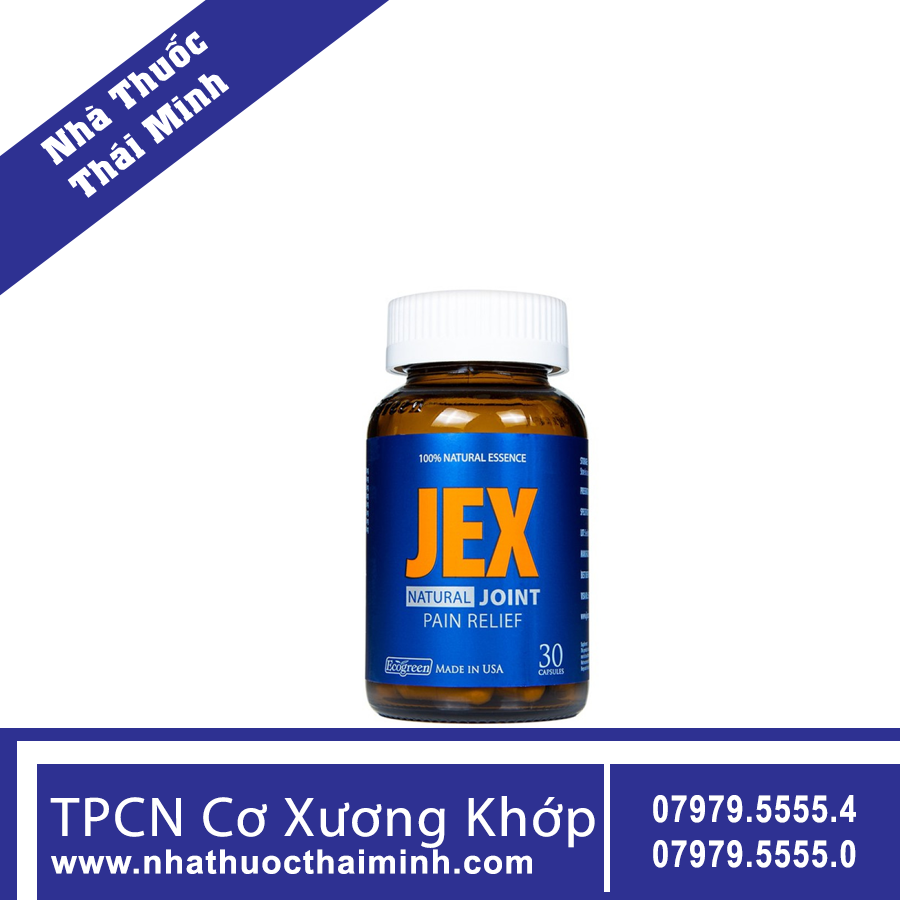 Viên Uống Jex Natural Joint Pain Relief - Giảm Đau Xương Khớp – Nhà thuốc Thái Minh