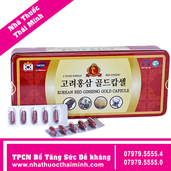 Viên Hồng Sâm Nhung Hươu Linh Chi Insam Korean Red Ginseng Gold Capsul ...