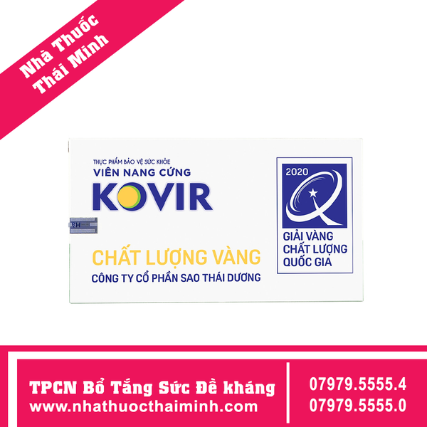 Viên Uống Kovir Sao Thái Dương - Bổ Sung Kháng Thể, Tăng Cường Đề Khán ...