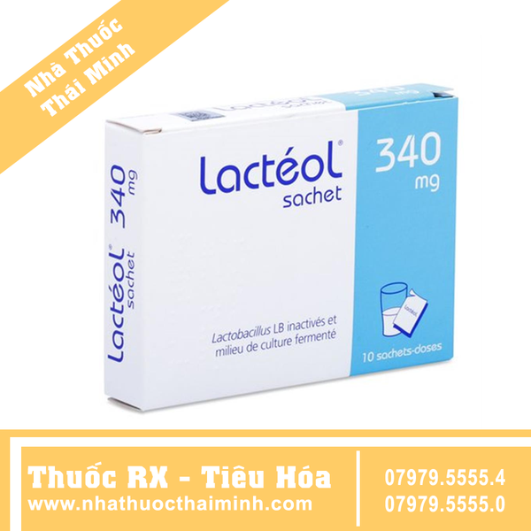 Thuốc Lacteol 340mg Aptalis hỗ trợ điều trị tiêu chảy (10 gói x 800mg ...