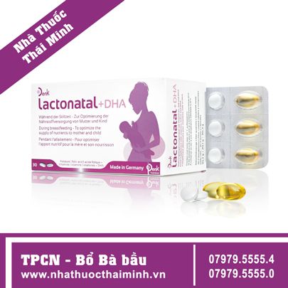 DENK LACTONATAL+DHA là kết hợp chọn lọc các chất dinh dưỡng quan trọng ...