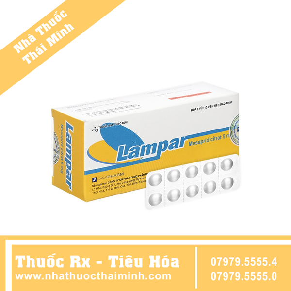 Thuốc Lampar 5mg - điều trị trào ngược dạ dày (6 vỉ x 10 viên) – Nhà ...