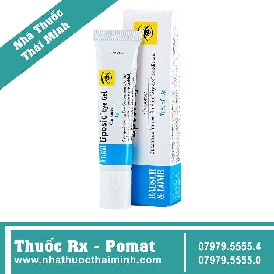 Thuốc Liposic Eye Gel Fabrik GmbH hỗ trợ điều trị triệu chứng cho bệnh ...
