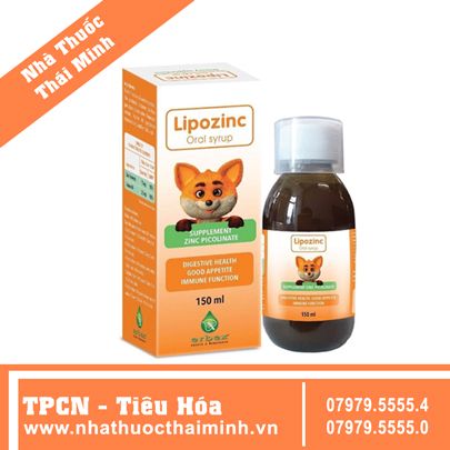 Lipozinc 150ml sản phẩm giá tốt tại Thái Minh – Nhà thuốc Thái Minh
