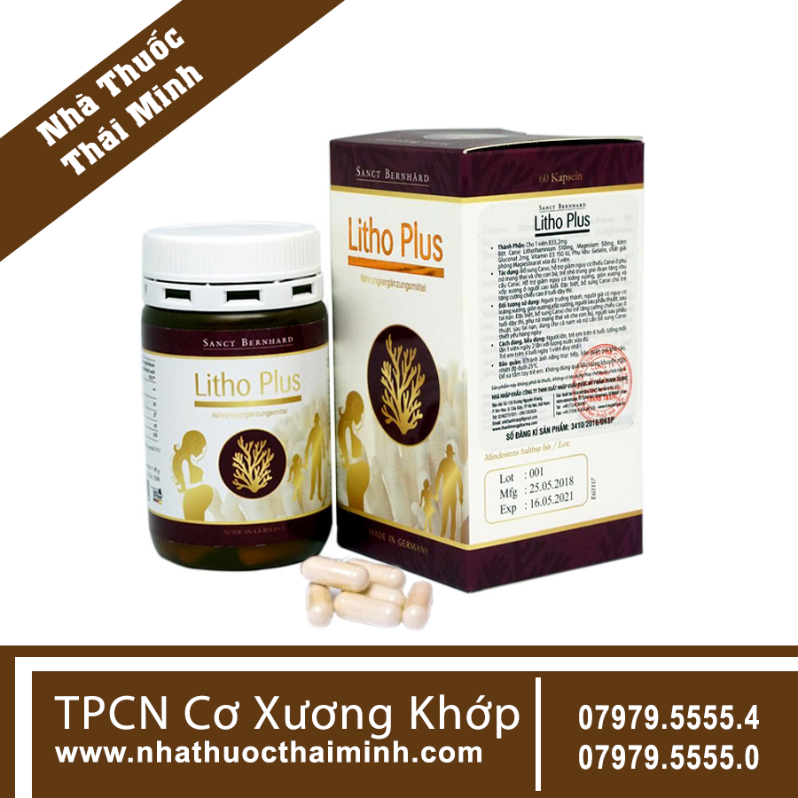 [ 60 Viên ] Viên Uống Litho Plus - Hỗ Trợ Bổ Sung Canxi – Nhà thuốc ...