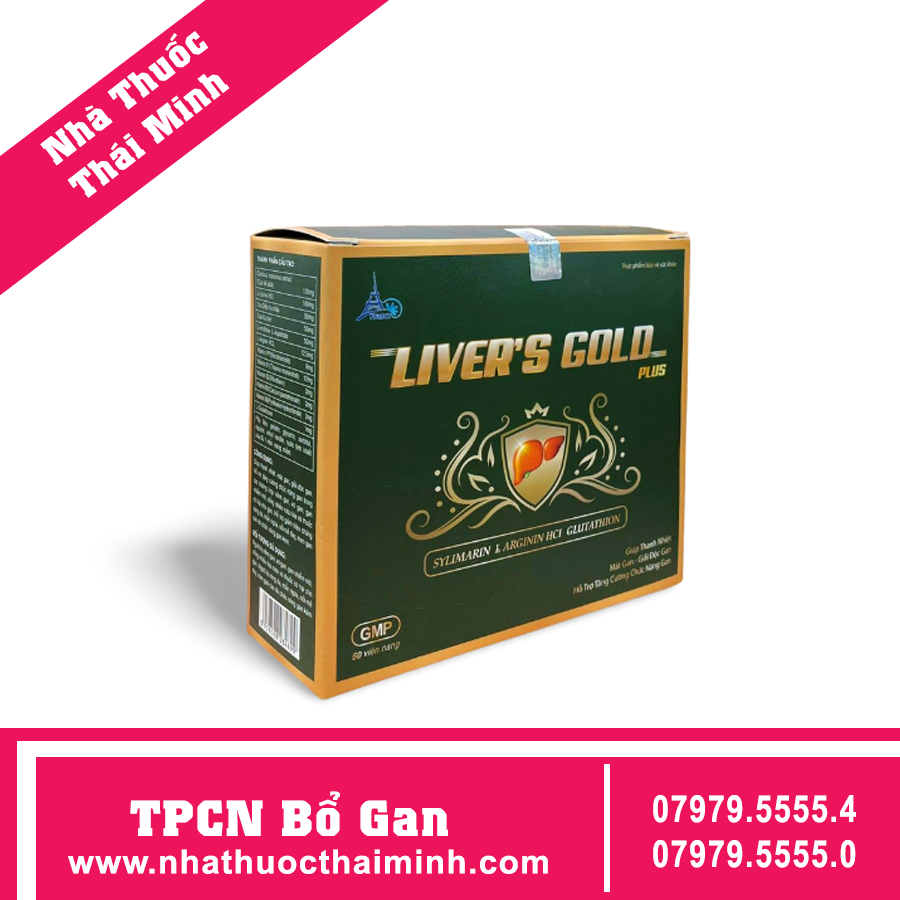 LIVER GOLD - GIÚP THANH NHIỆT, MÁT GAN, GIẢI ĐỘC GAN. – Nhà thuốc Thái Minh