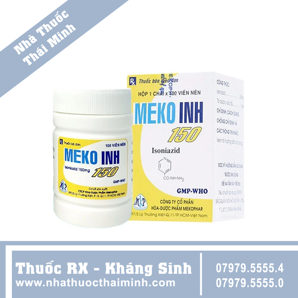Thuốc Meko INH 150mg - phòng và điều trị lao phổi (100 viên) – Nhà ...