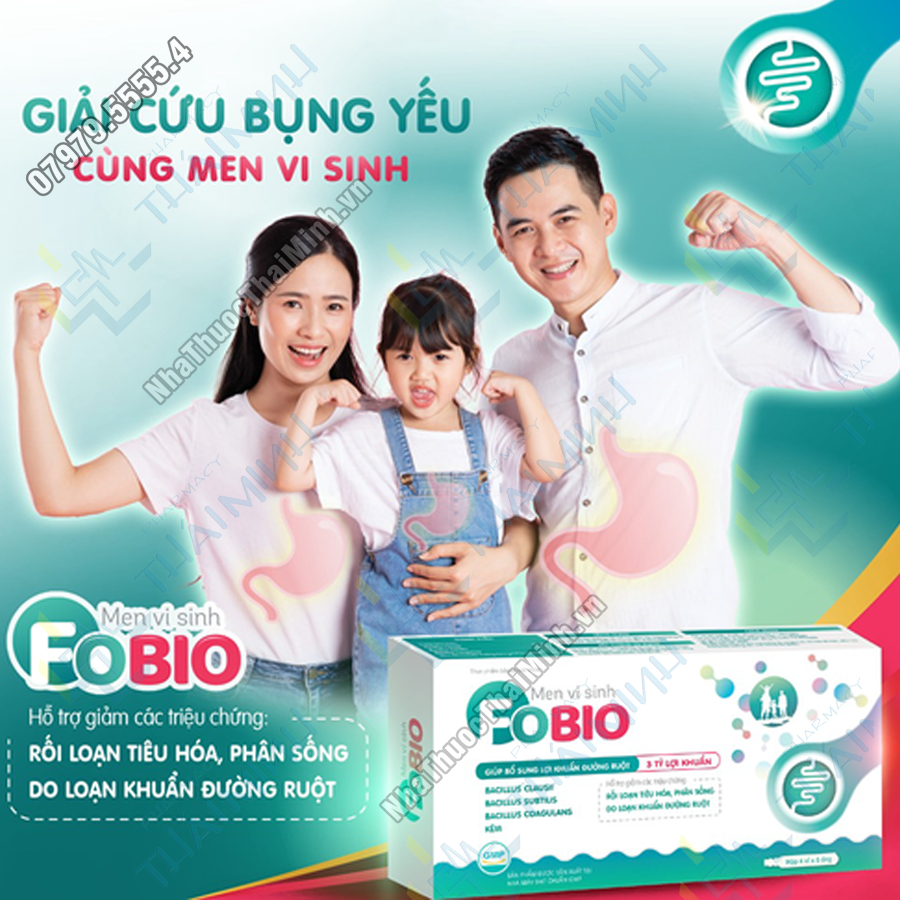Men Vi Sinh Fobio – Hỗ Trợ Giảm Triệu Chứng Rối Loạn Tiêu Hóa 20 Ống ...