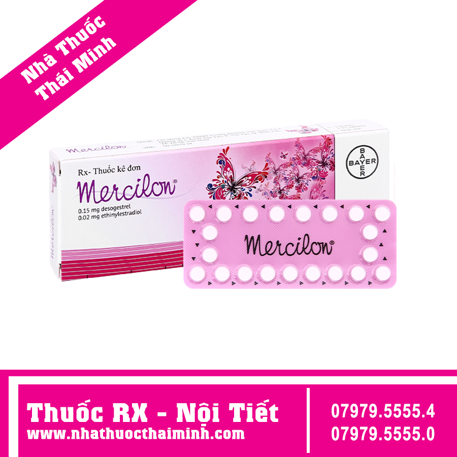 Thuốc tránh thai Mercilon Bayer (1 vỉ x 21 viên) – Nhà thuốc Thái Minh