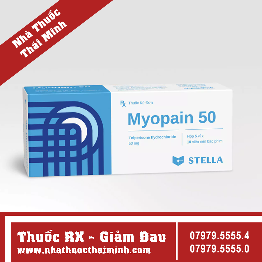 Thuốc Myopain 50mg - Điều trị chứng co cứng cơ sau đột quỵ (50 viên ...