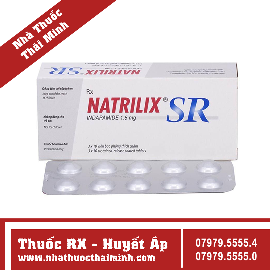 Thuốc Natrilix SR Servier điều trị tăng huyết áp (3 vỉ x 10 viên) – Nhà ...