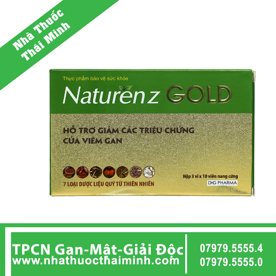 Viên Uống Naturenz Gold - Hỗ Trợ Giảm Các Triệu Chứng Viêm Gan – Nhà ...