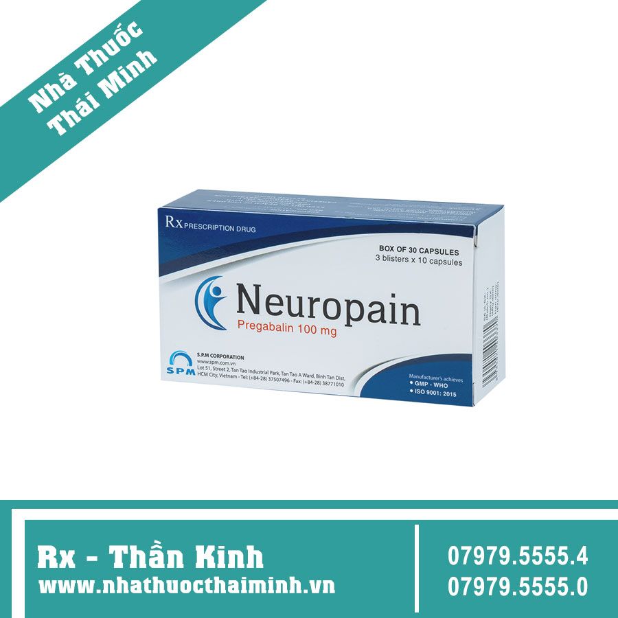 Thuốc Neuropain 100mg sản phẩm giá tốt tại Thái Minh – Nhà thuốc Thái Minh