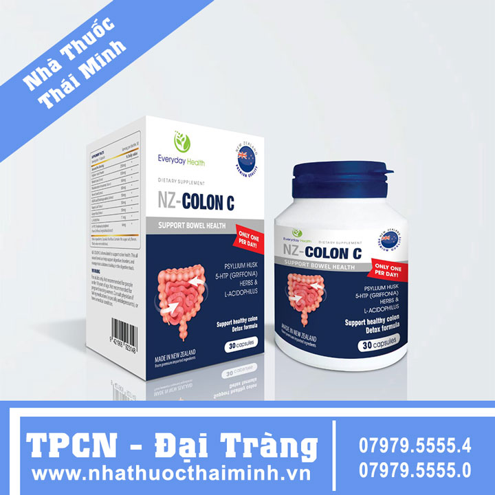 NZ - COLON C - VIÊN HỖ TRỢ ĐẠI TRÀNG – Nhà thuốc Thái Minh