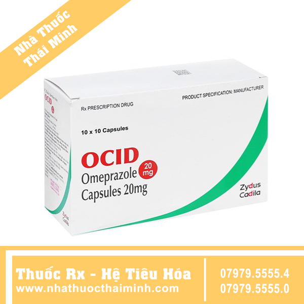 Thuốc Ocid 20mg - Trị loét tá tràng, loét dạ dày, viêm thực quản – Nhà ...