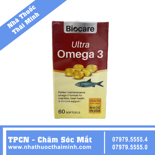 Viên uống Biocare Ultra Omega 3 (60 viên) – Nhà thuốc Thái Minh