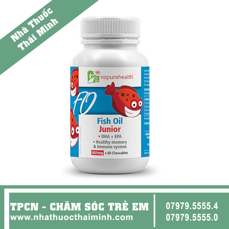 Viên Dầu Cá Omega 3 Cho Trẻ Em Fish Oil Junior – NZ Pure Health – Nhà ...