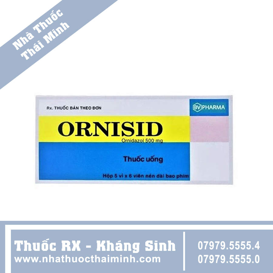 Thuốc Ornisid - điều trị nhiễm khuẩn (5 vỉ x 6 viên) – Nhà thuốc Thái Minh