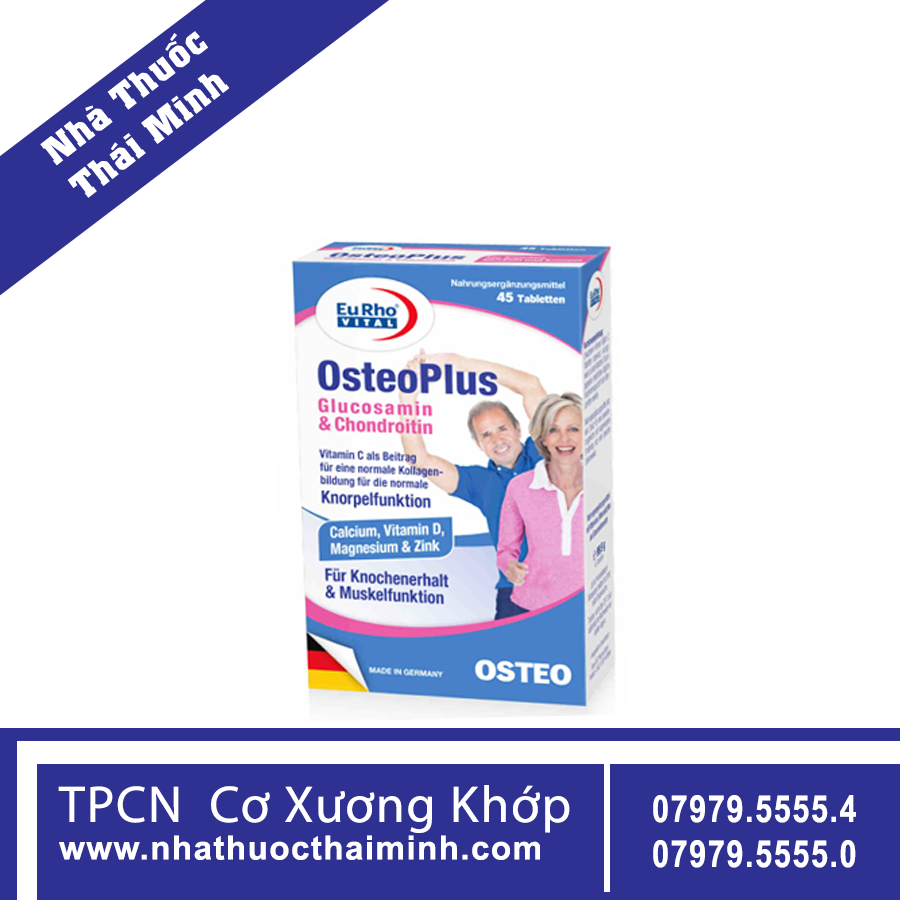 [45 Viên ] Tpcn Eurho Vital Osteoplus Glucosamin And Chondroitin – Nhà ...