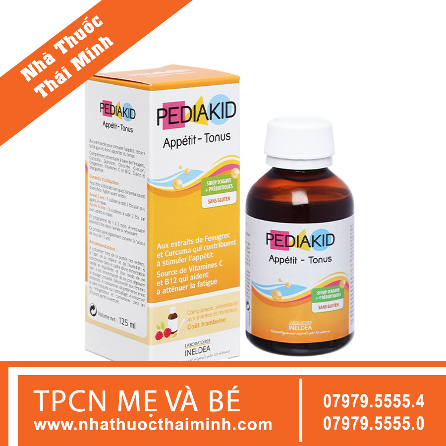 Thực Phẩm Chức Năng Pediakid Appetit - Tonus Kích Thích Ăn Ngon 125ml ...