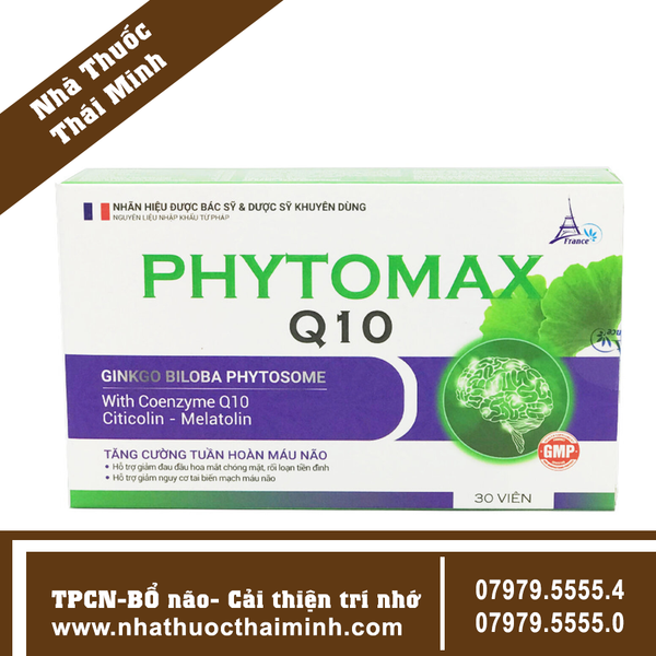 Phytomax Q10 - Tăng Tuần Hoàn Não – Nhà thuốc Thái Minh