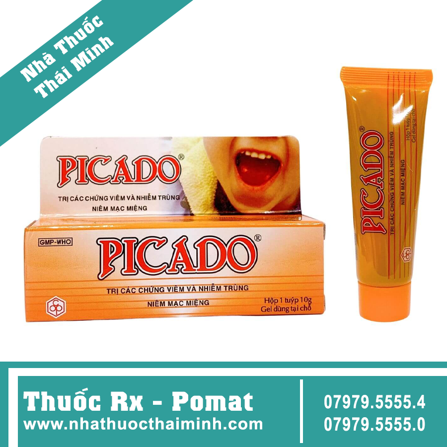 Thuốc Picado OPC điều trị viêm, nhiễm trùng niêm mạc miệng (10g) – Nhà ...